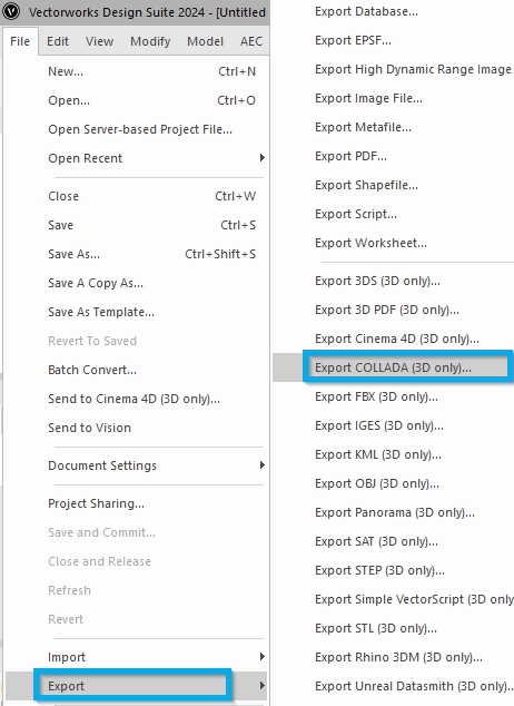Model import guidelines for Vectorworks – Lumion - User Support Model import guidelines for Vectorworks – Lumion - User Support