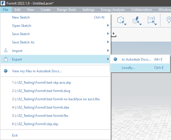 Model import guidelines for Autodesk FormIt – Lumion - User Support Model import guidelines for Autodesk FormIt – Lumion - User Support