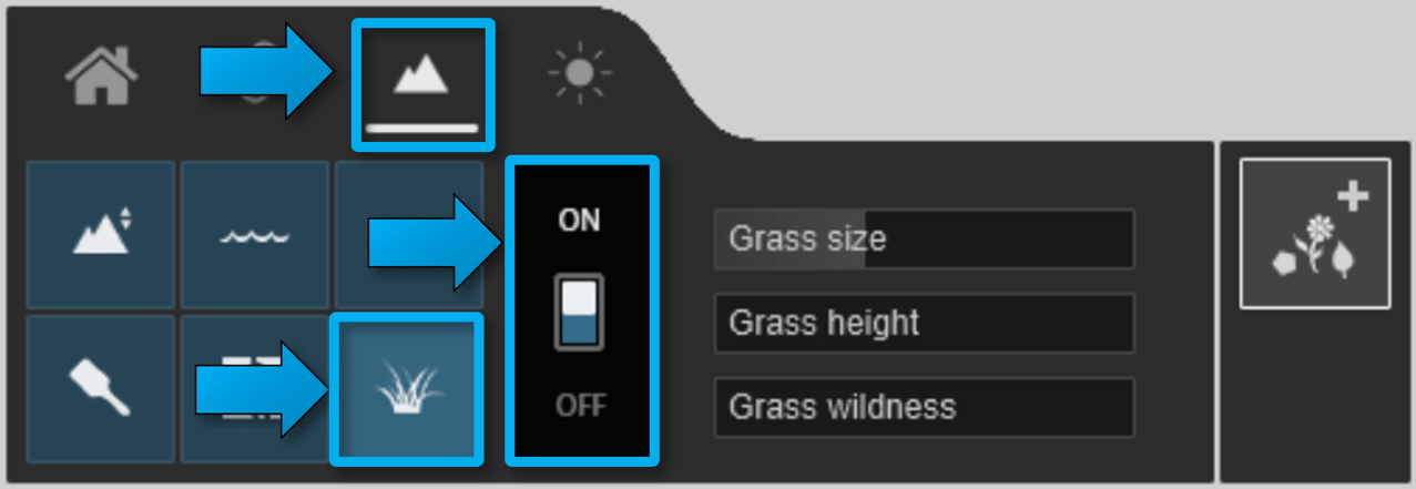 How do you work with terrains in Lumion 12 and newer versions?