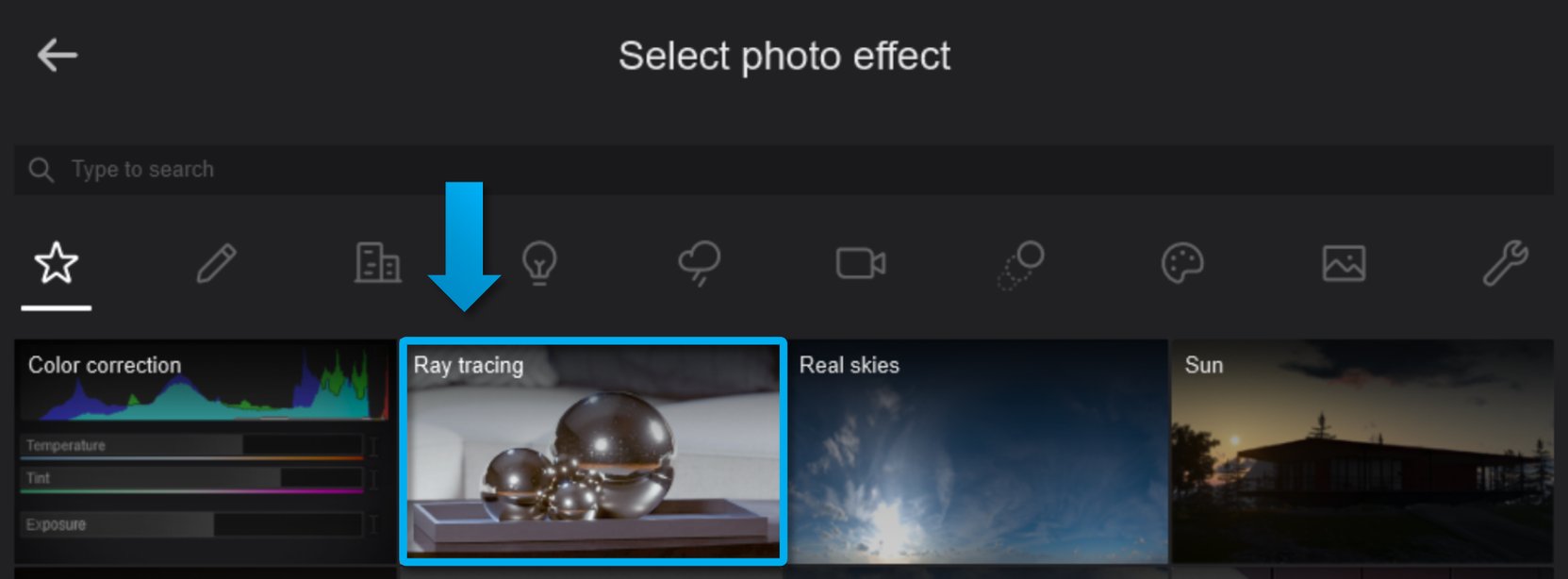 How do you use the Ray Tracing Effect?